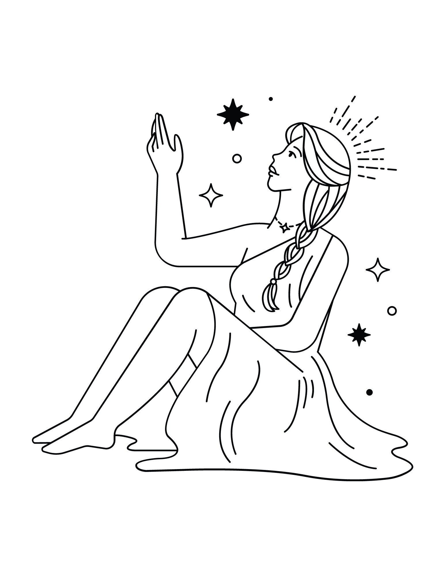 Goddess Coloring Book - Etsy