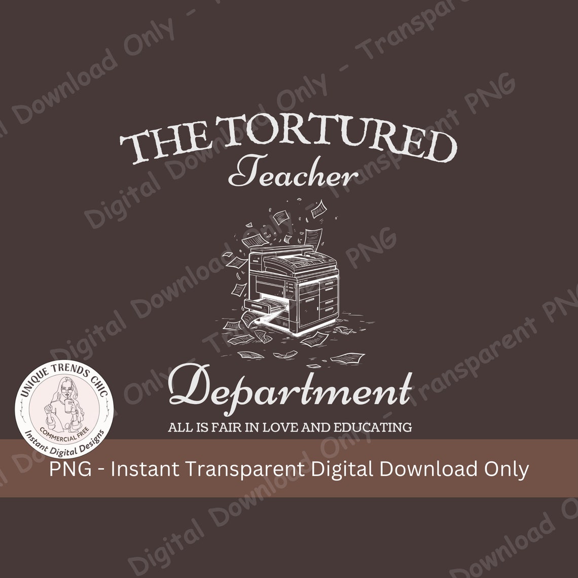Tortured Teachers Department Png, Funny Teacher Png, Trending Teacher ...