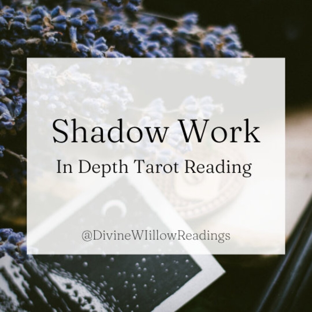 Shadow Work Tarot Reading, Guided Shadow Work Tarot Reading - Etsy