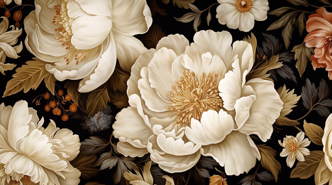 Large Flowers - A1 Size Large Decoupage Paper - Etsy