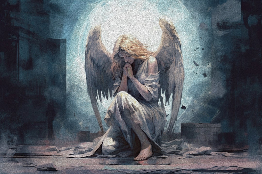 Angel - A1 Size Large Decoupage Paper - Etsy