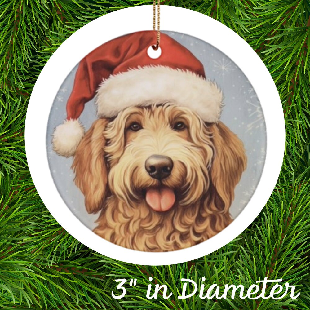 Goldendoodle Ornament, Old World Hanging Ornaments for Christmas Tree ...