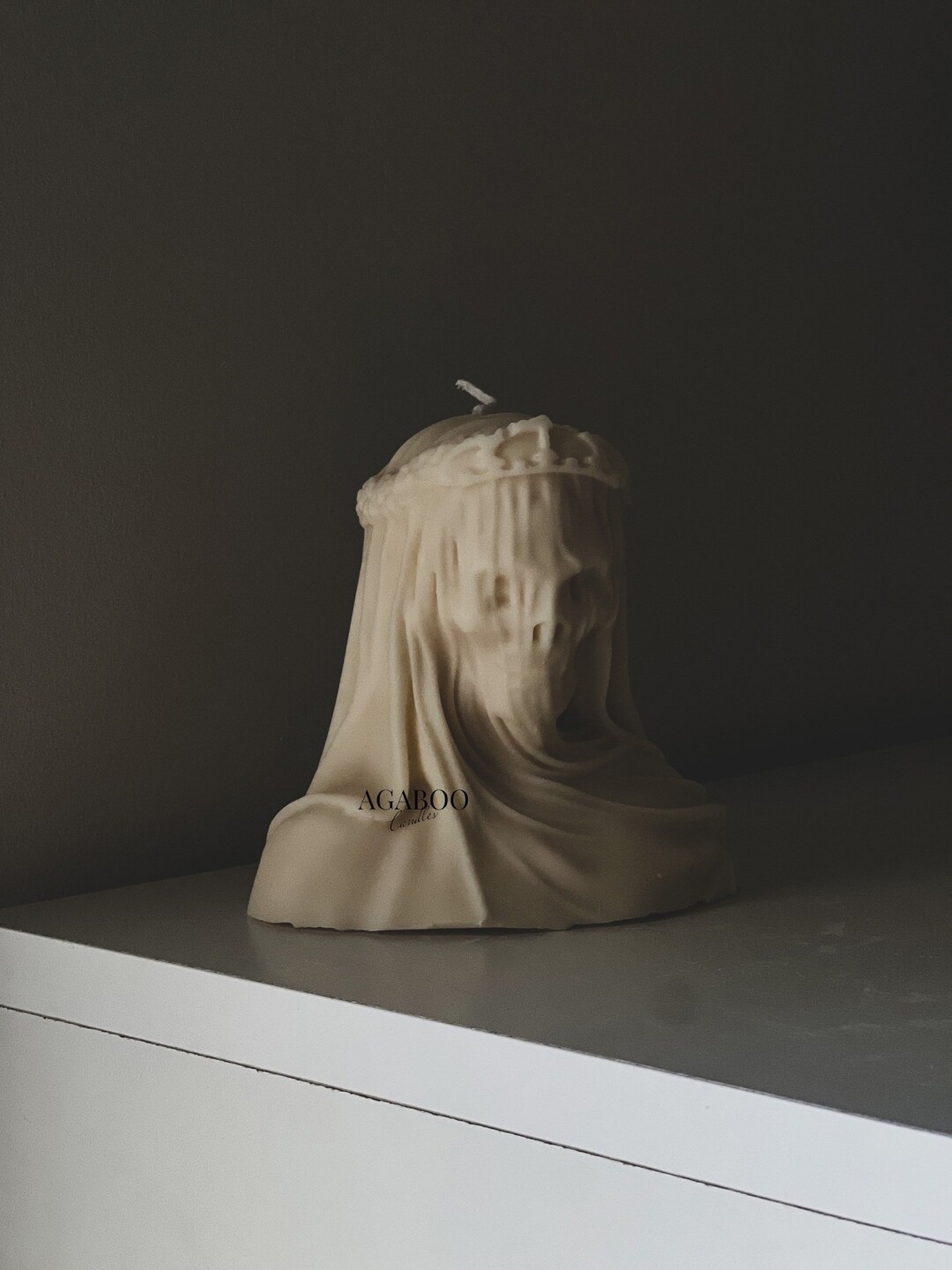 Huge Veiled Death Silicone Mould - Mold for Candle, Resin, Cement ...