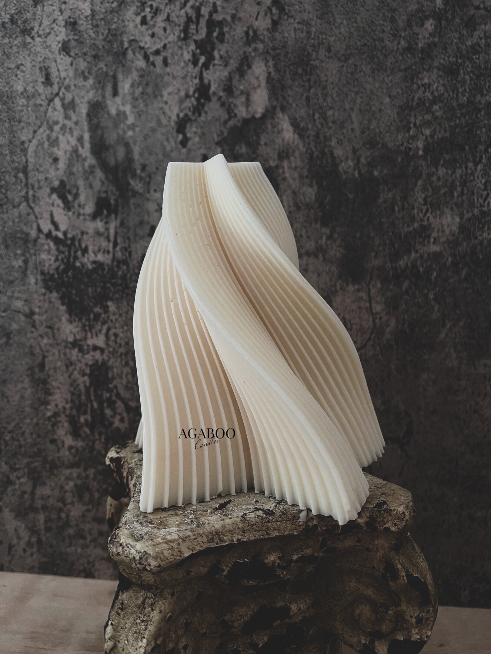 Swirl Pillar Star Silicone Mould Mold for Candle, Resin, Cement ...