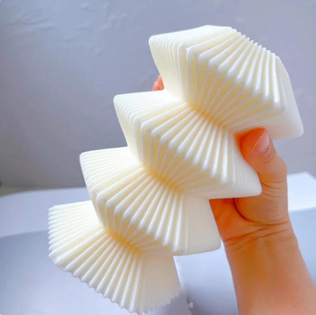 Ribbed Pillar Silicone Mold - Aesthetic Tall Hexagon - Mold for Candle ...