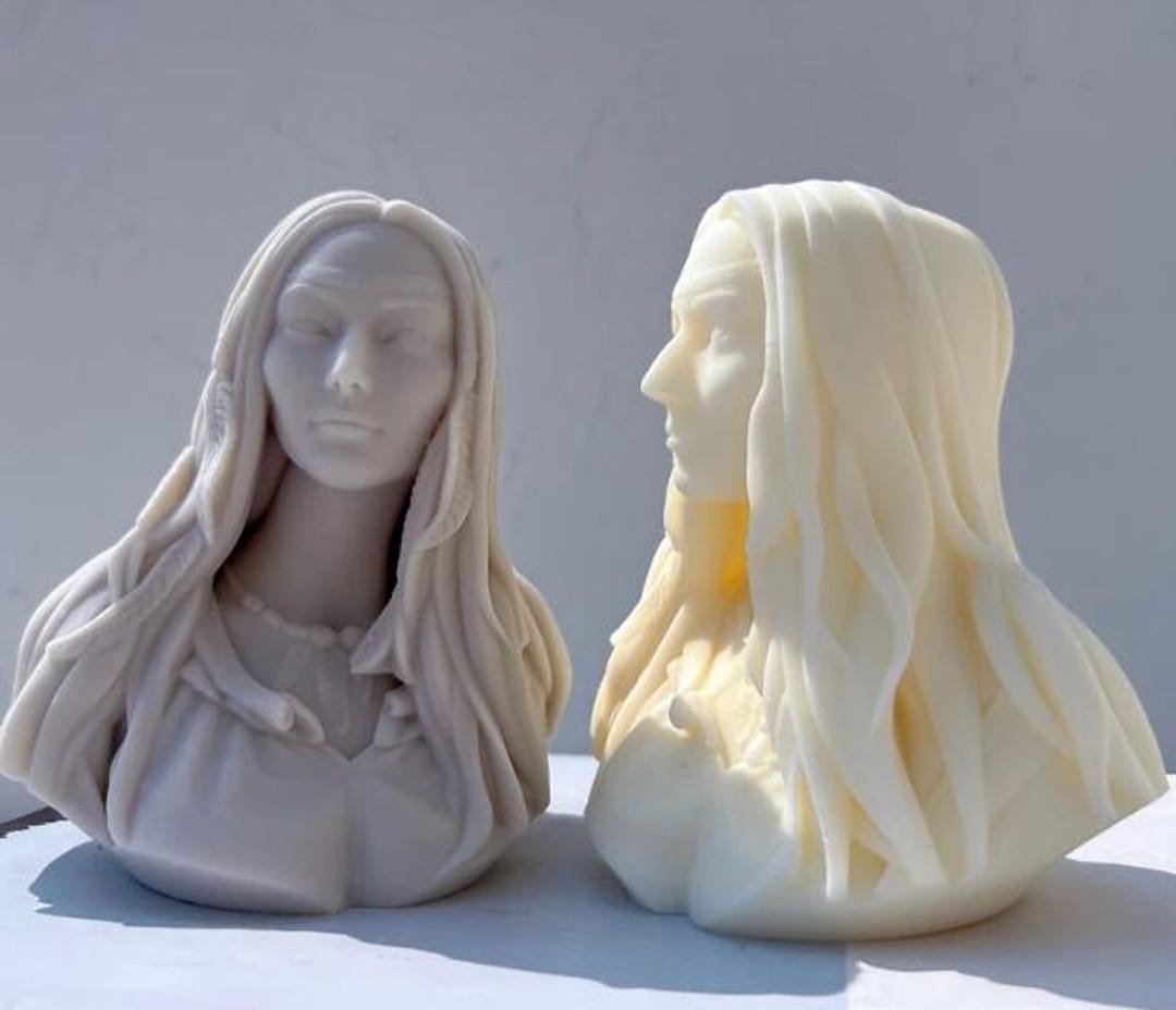 Female Goddess Statue Candle Mold, Greek Sculpture Silicone Mold - Etsy