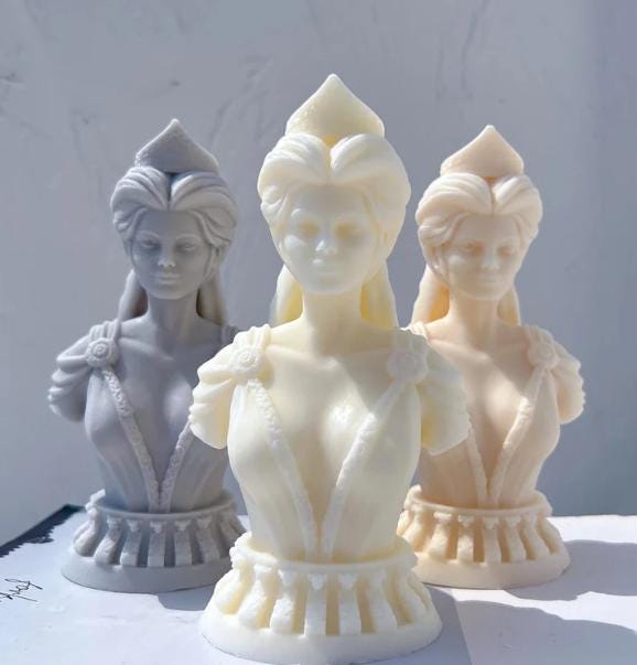 King Queen Silicone Mould - Mold for Candle, Resin, Cement, Jesmonite ...