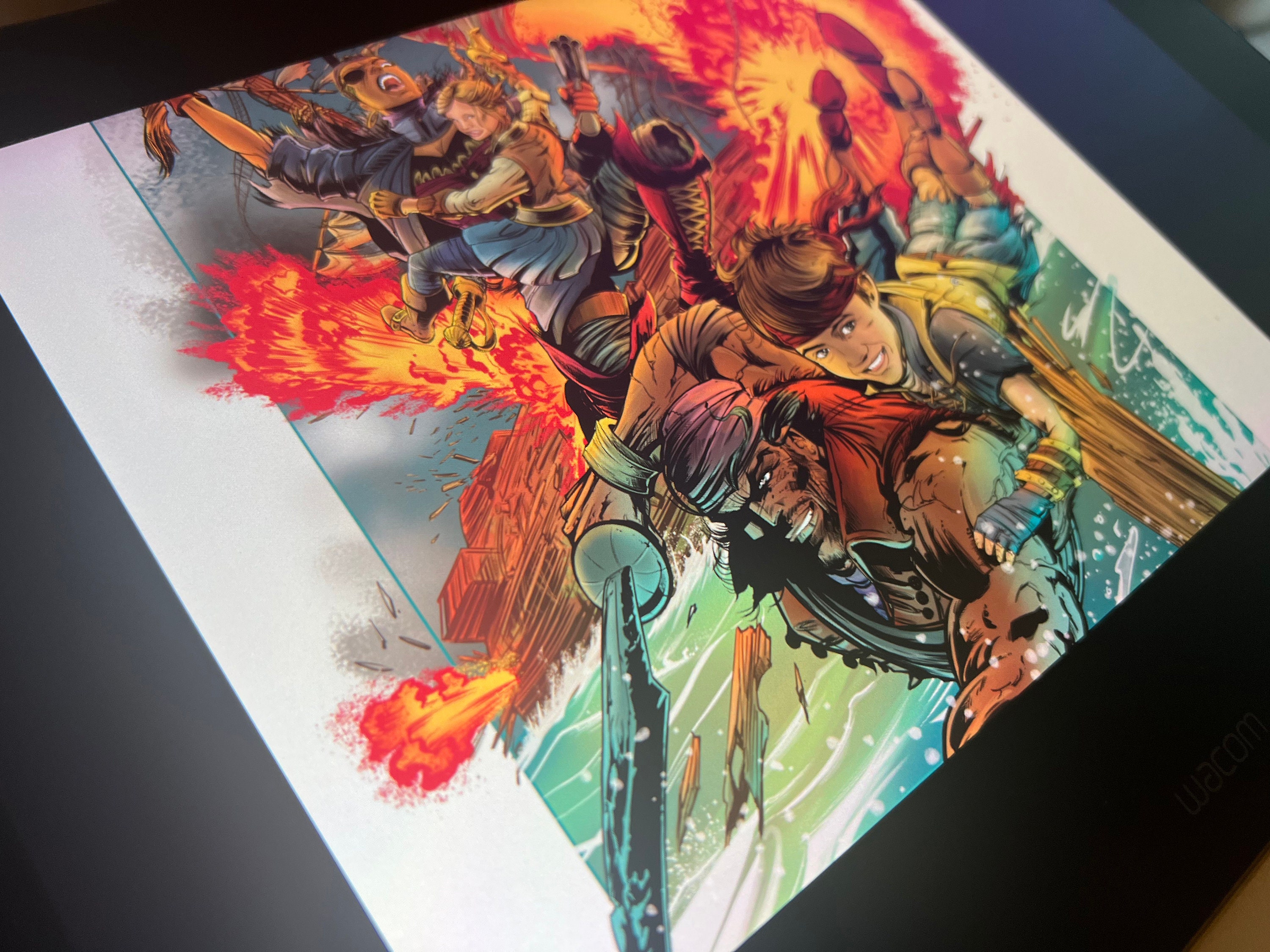 Custom Comic Art - Pirates - Customised Faces - Etsy