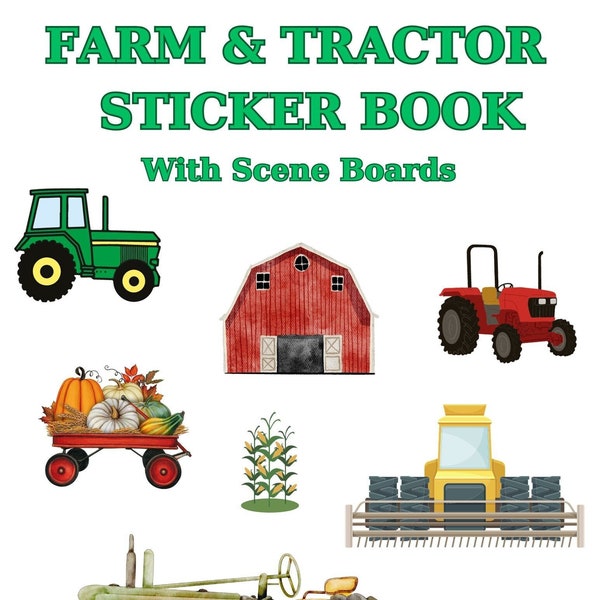 Tractor Stickers - Etsy