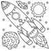 Aliens & Space Coloring Book - Etsy