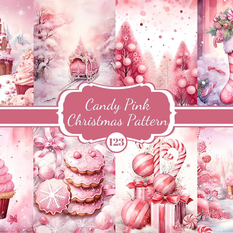 Pink Digital Papers - Etsy