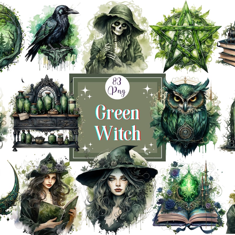 Forest Witch Art - Etsy