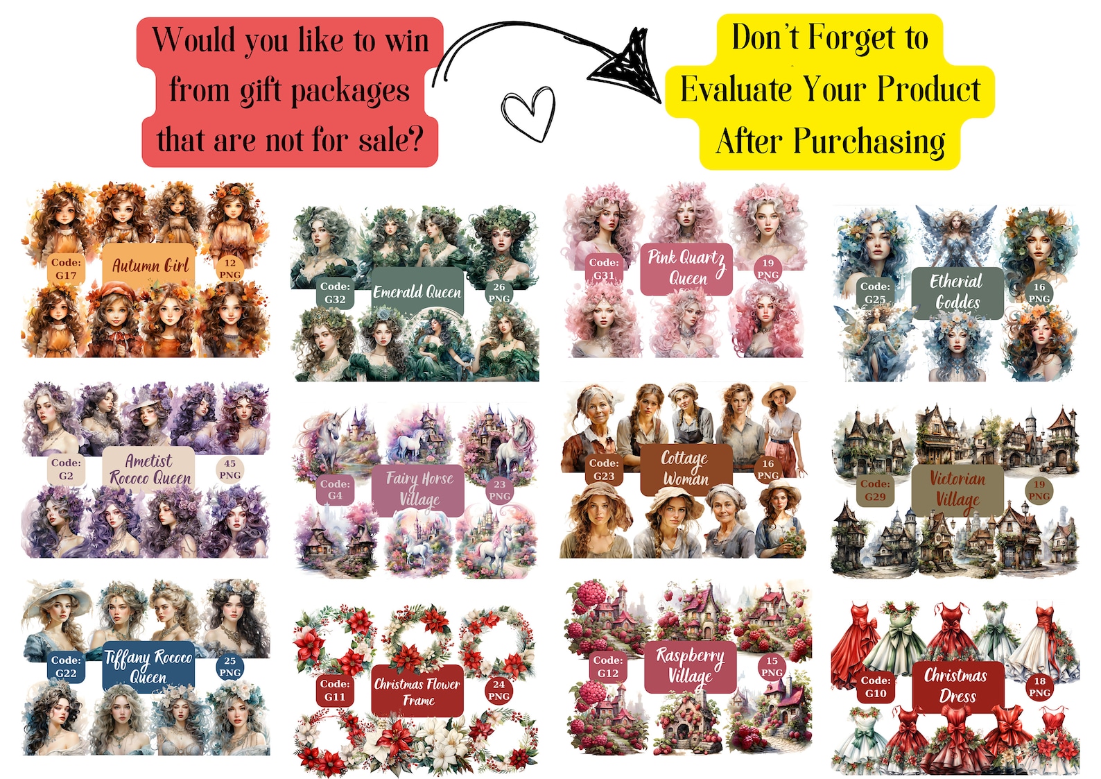 Earth Fairy Watercolor Clipart Bundle for Scrapbook Digital Planner ...