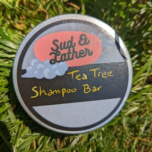 Tea Tree Shampoo Bar W/ Tin - Etsy