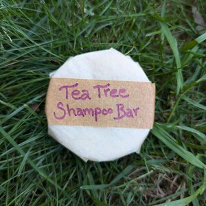 Tea Tree Shampoo Bar W/ Tin - Etsy