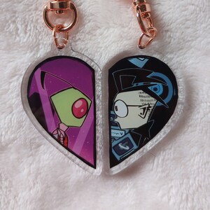 Invader Zim OTP Charms - 2" Acrylic Keychains - Etsy