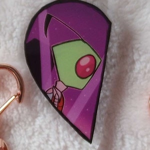 Invader Zim OTP Charms - 2" Acrylic Keychains - Etsy