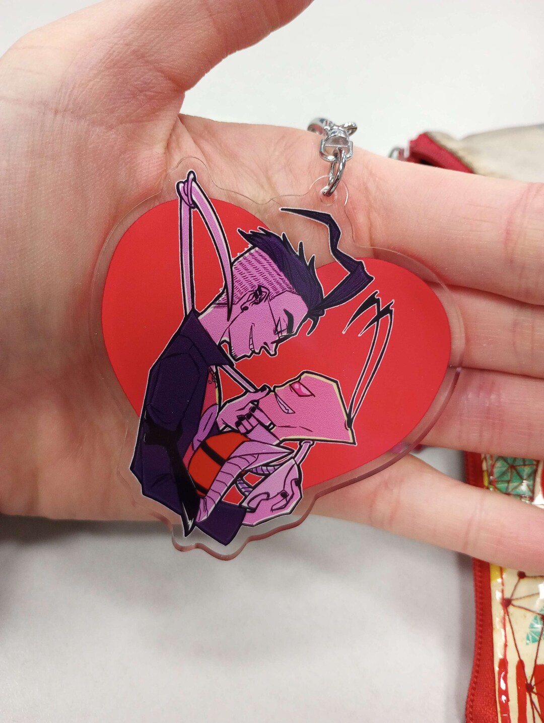 ZADR enemies to Lovers 3 Acrylic Keychain Invader Zim - Etsy