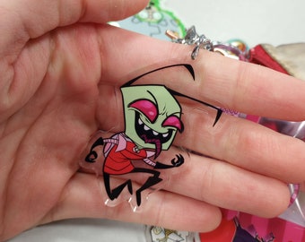 Invader Zim Acrylic Charm - Etsy