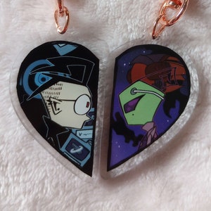 Invader Zim OTP Charms - 2" Acrylic Keychains - Etsy