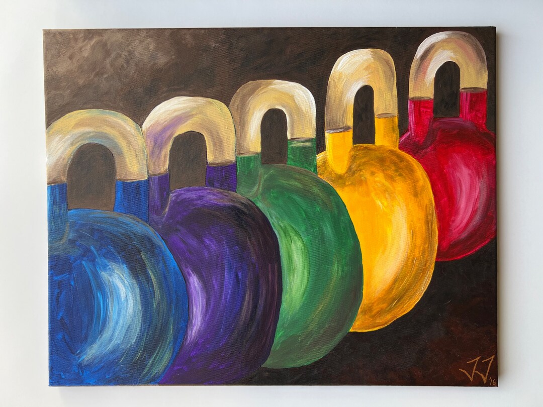Artwork, Kettlebell Painting - Etsy
