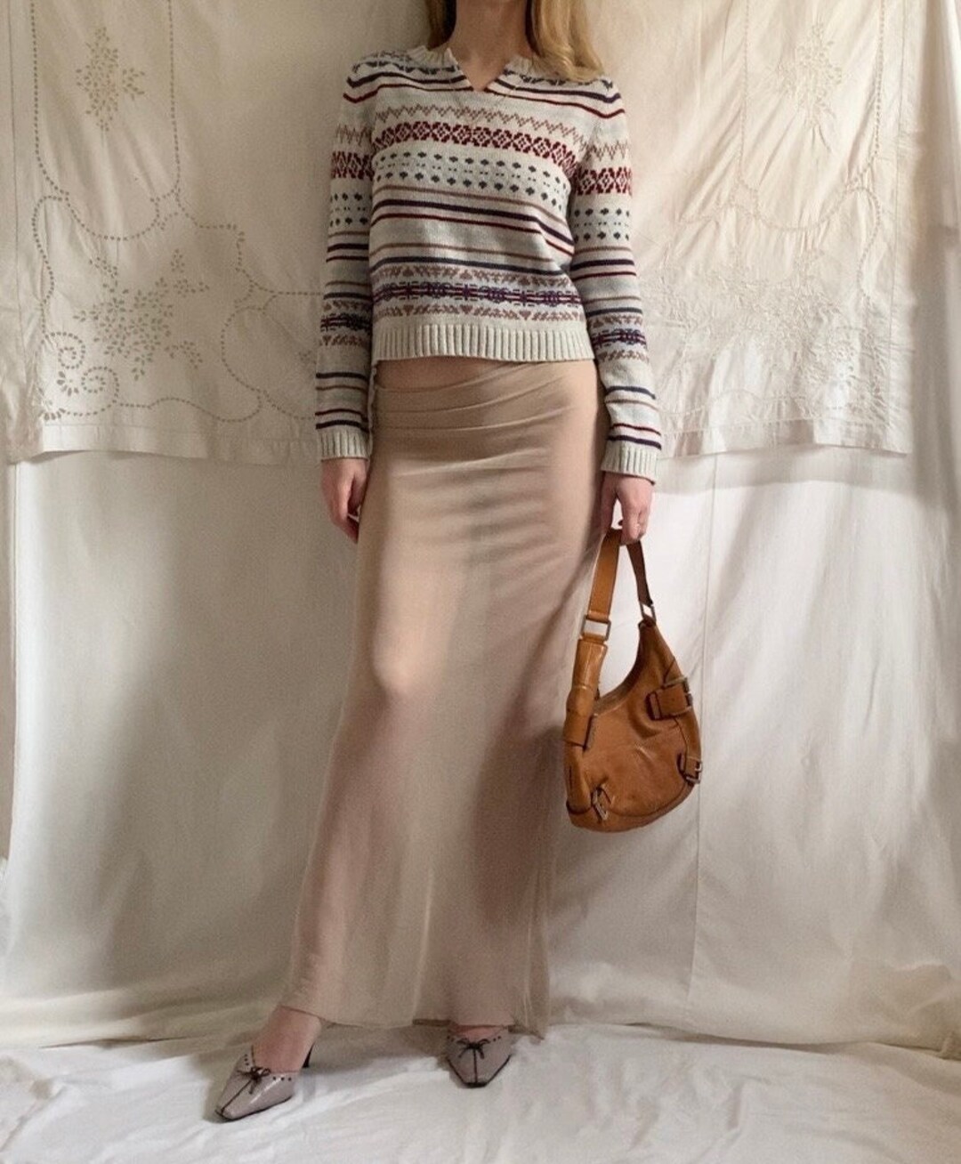 90s Misty Blue Fair Ilse Style Cottage Core Sweater XS to Small - Etsy ...