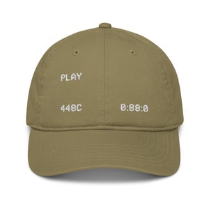 448C VHS Organic Cap | VCR Retro Nostalgic Hat | Film Hat - Etsy