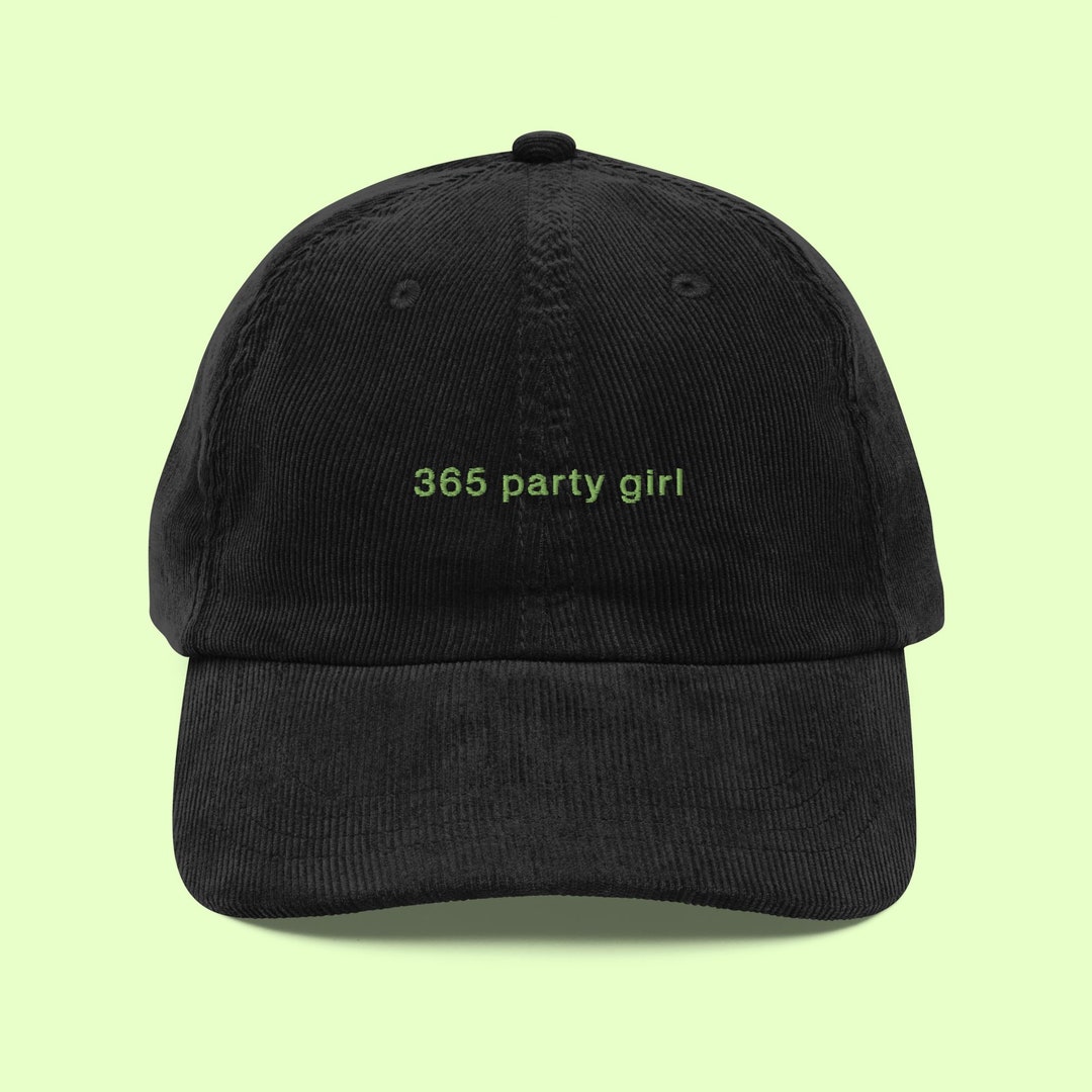 365 Party Girl Hat | Vintage Corduroy Cap | Queer Apparel | Hot Girl ...