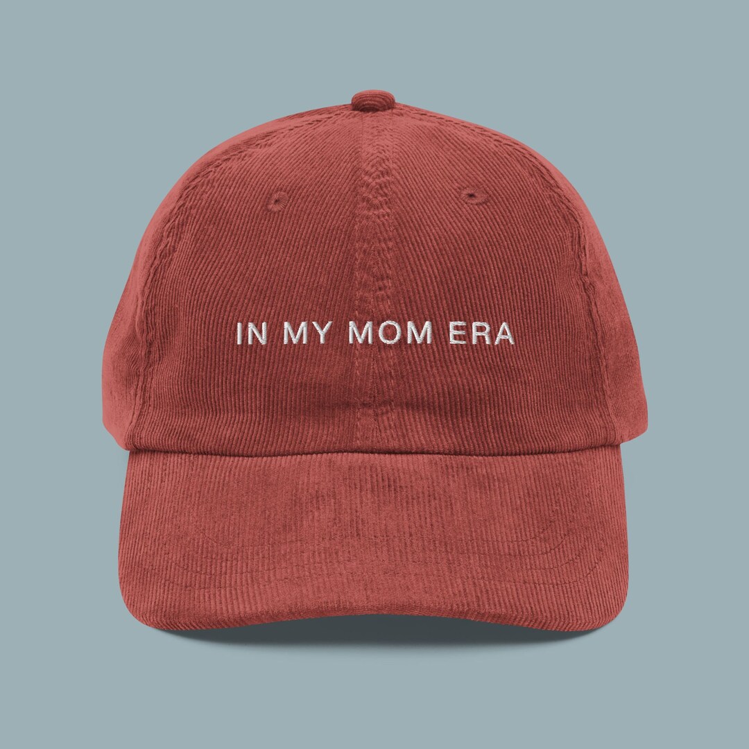 In My Mom Era Corduroy Cap, Pregnancy Announcement Hats, Mothers Day ...