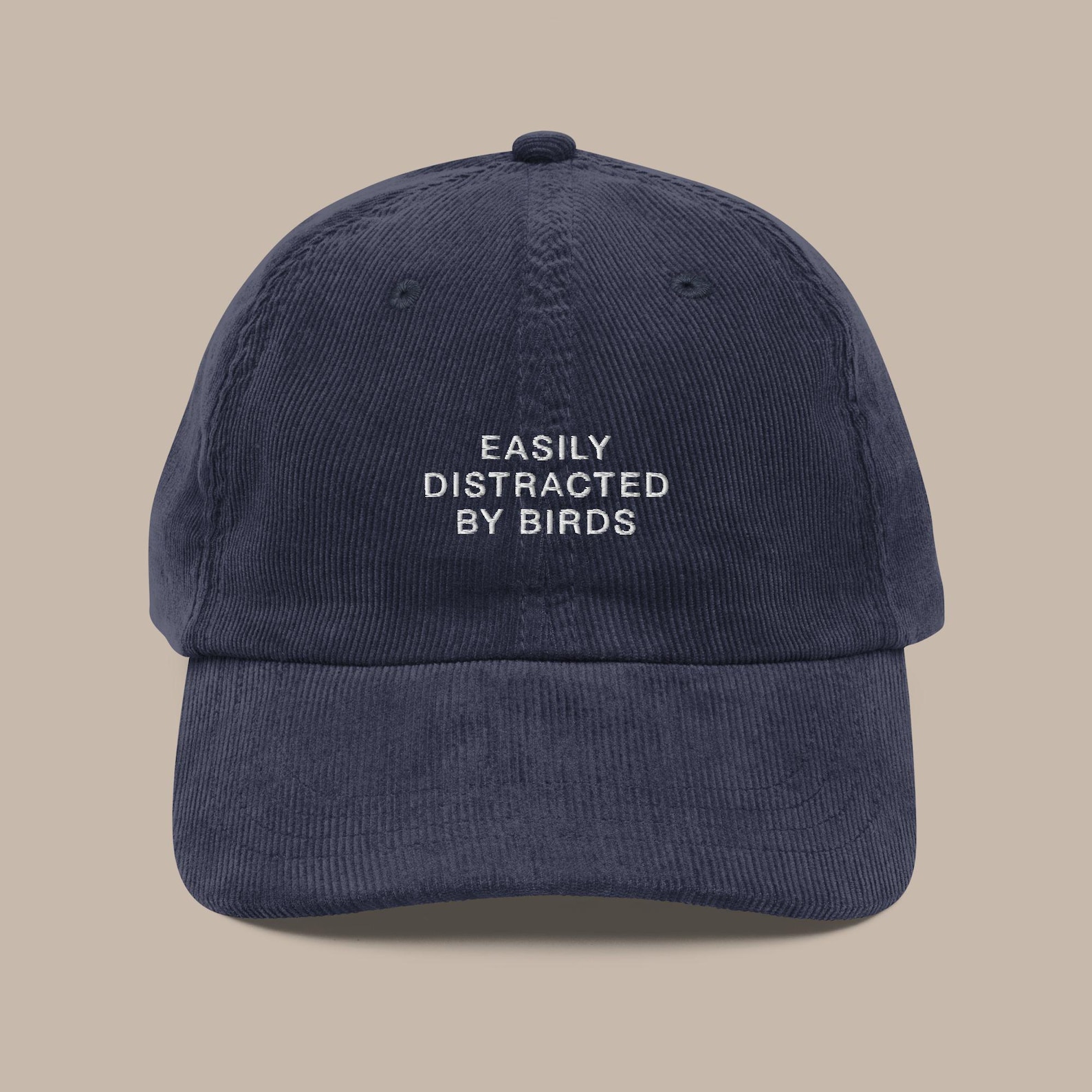 Easily Distracted by Birds Hat, Embroidered Birds Lover Hat ...