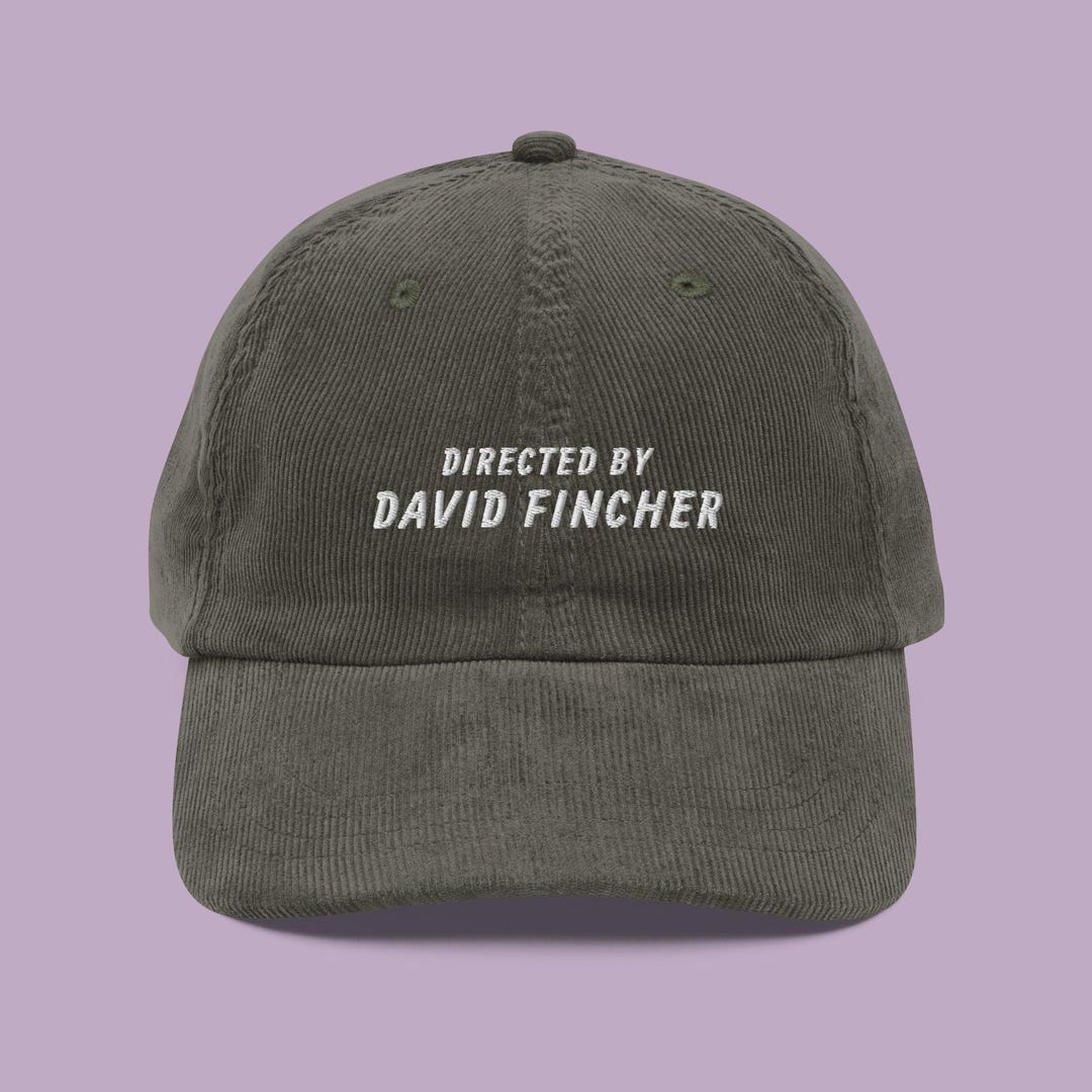 David Fincher Corduroy Hat | Director Cap | Cinephile Gift | Arthouse ...