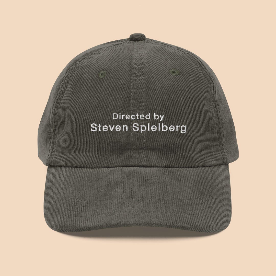 Directed by Steven Spielberg Cap | Director Cap | Movie Lovers Hat ...