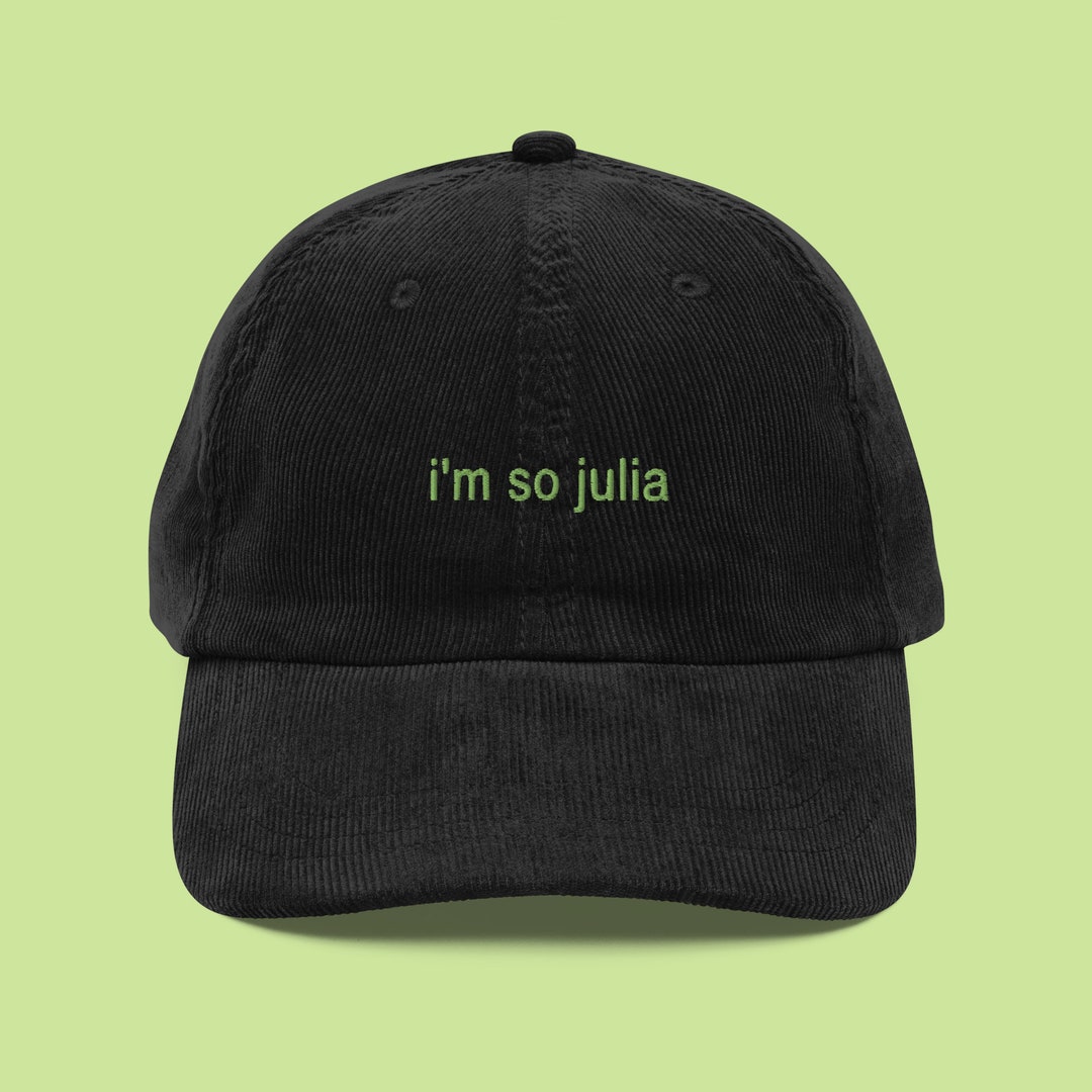 I'm so Julia Cap, Julia Fox, Brat Hat, Brat Inspired Cap, Summer Hat - Etsy