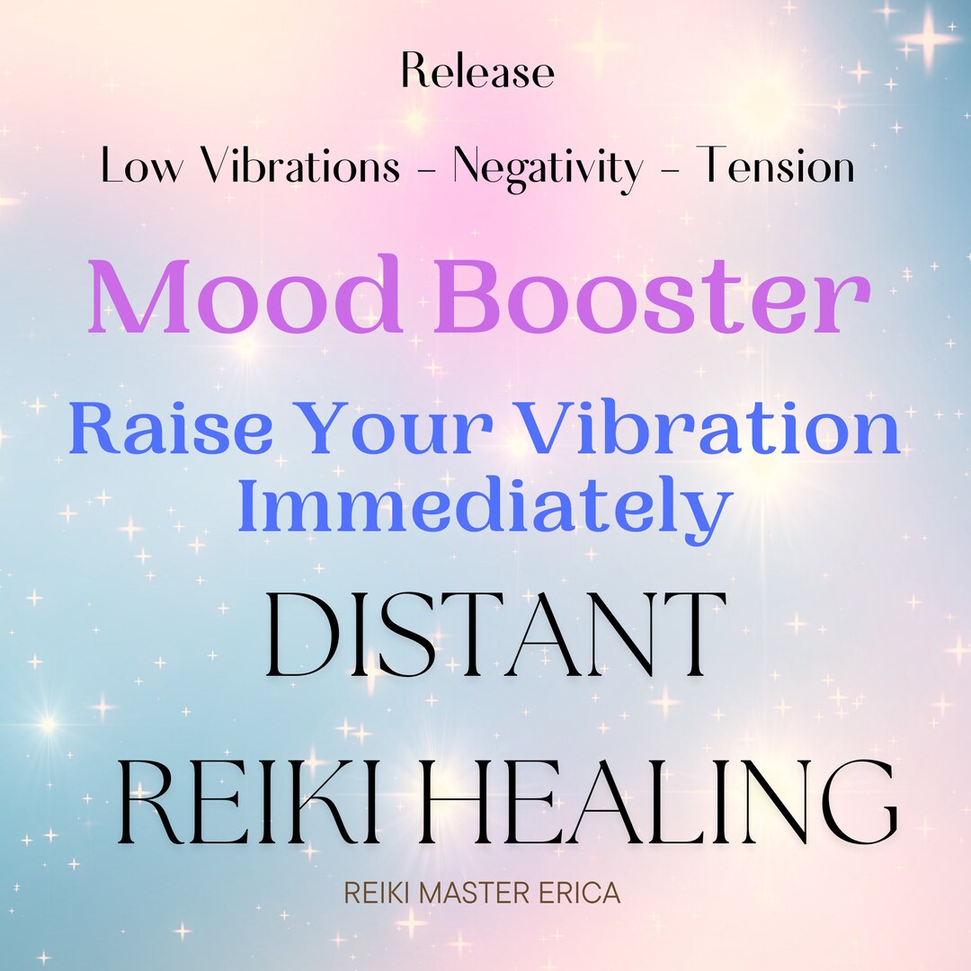 Raise Your Vibration Expansive Mood Booster Distant Reiki Healing Session Certified Reiki Master ...