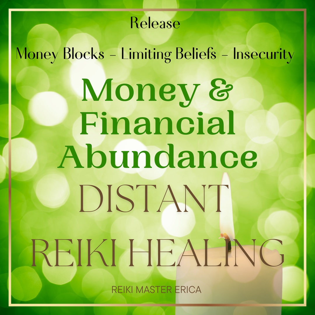 Money Abundance Distant Reiki Healing Session Clear Money Blocks for ...