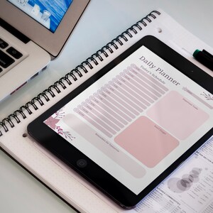 Printable Daily Planner | Digital Daily Planner | Schedule | To-do List ...