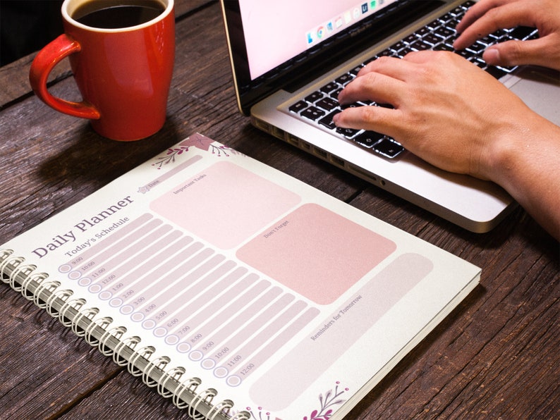 Printable Daily Planner Digital Daily Planner Schedule To-do List ...