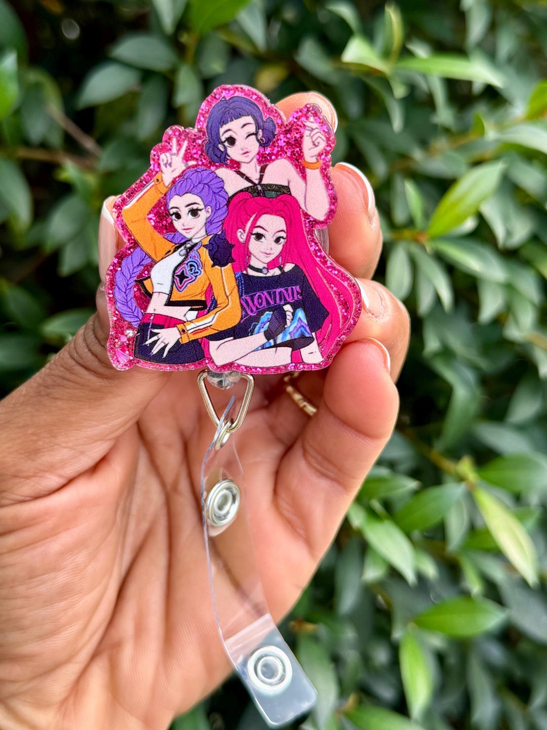 K-pop ID Badge Reel | Fun Work Accessory - Etsy