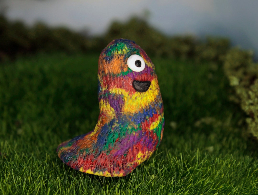 Ashby the Desk Friend | Handmade Queer Pride Ally | Polymer Clay ...