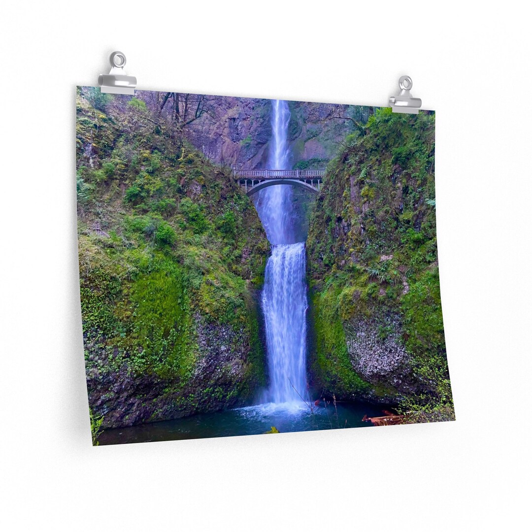 Multnomah Falls - Premium Matte Posters - Nature Photography Print ...
