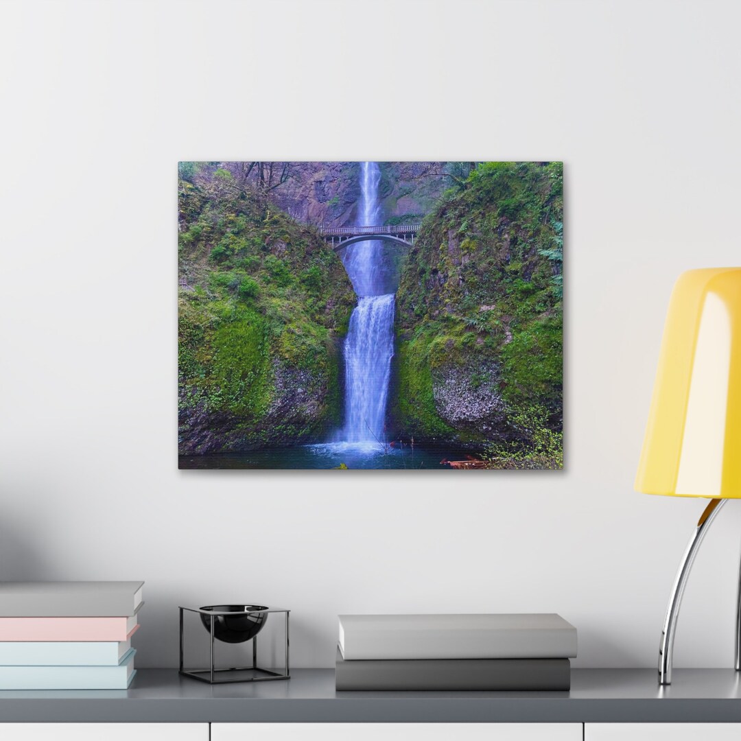 Multnomah Falls Oregon - Canvas Gallery Wraps - Beautiful Nature Print ...