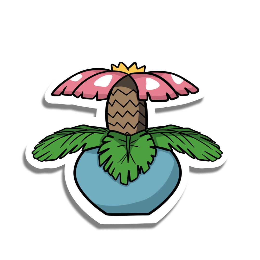 Venusaur Plant Sticker - Etsy