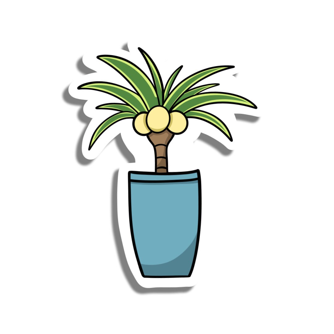 Alolan Exeggutor Plant Sticker - Etsy