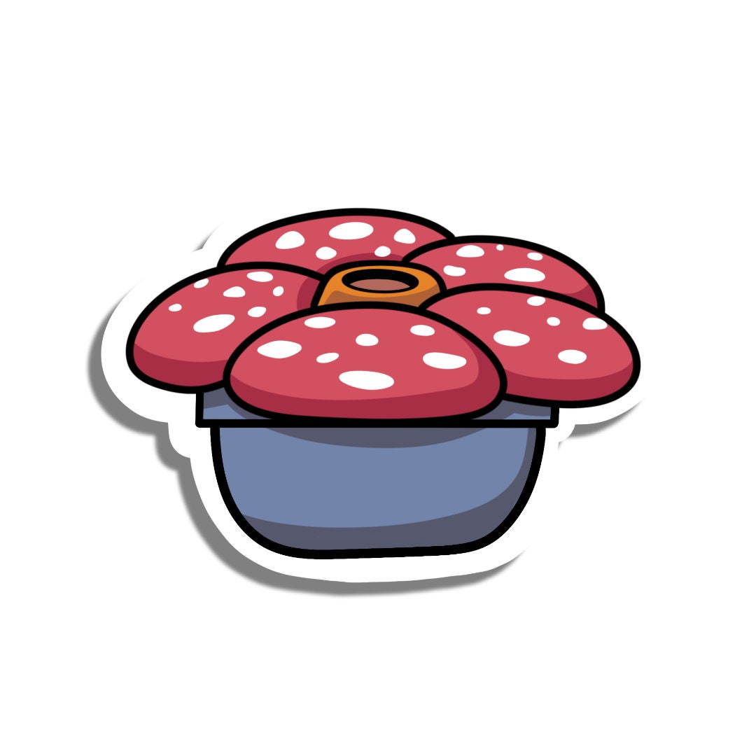 Vileplume Plant Sticker - Etsy