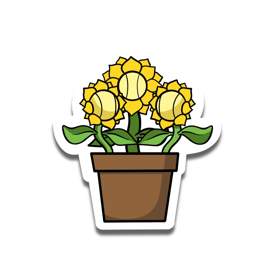 Sunflora Plant Sticker - Etsy