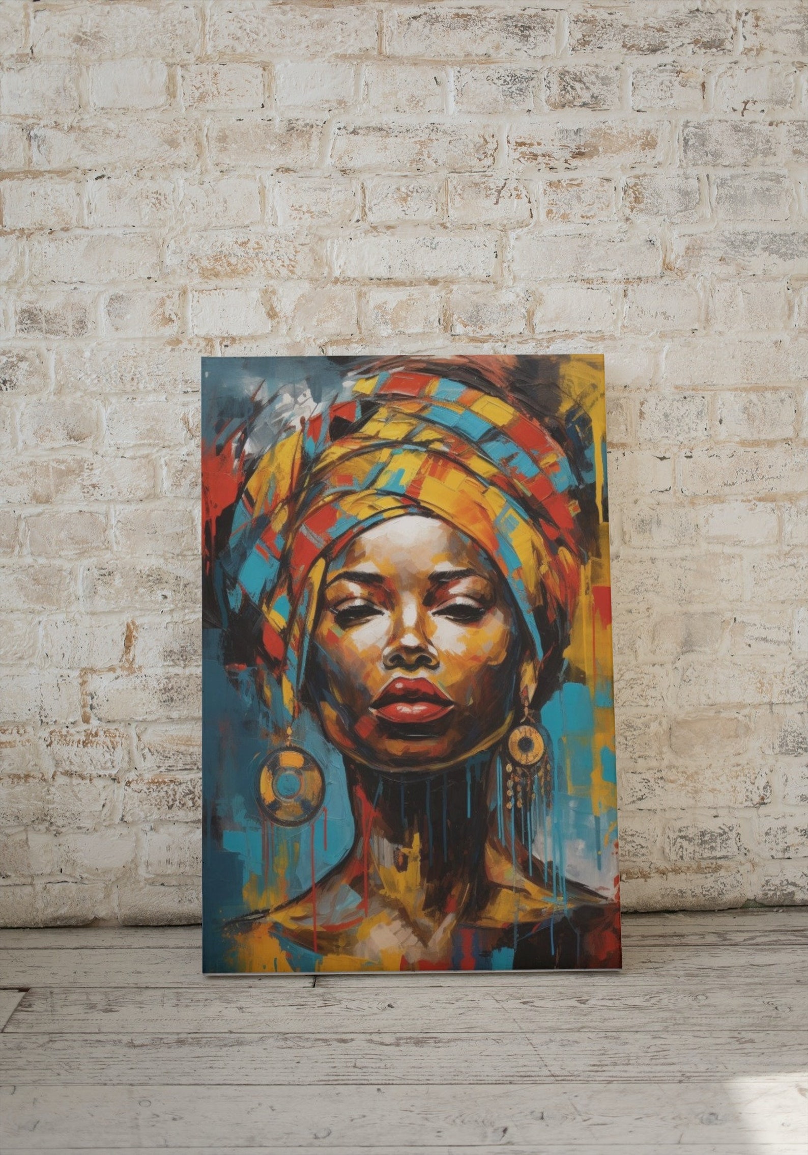 Spirit of African Resilience Abstract Artwork - Etsy
