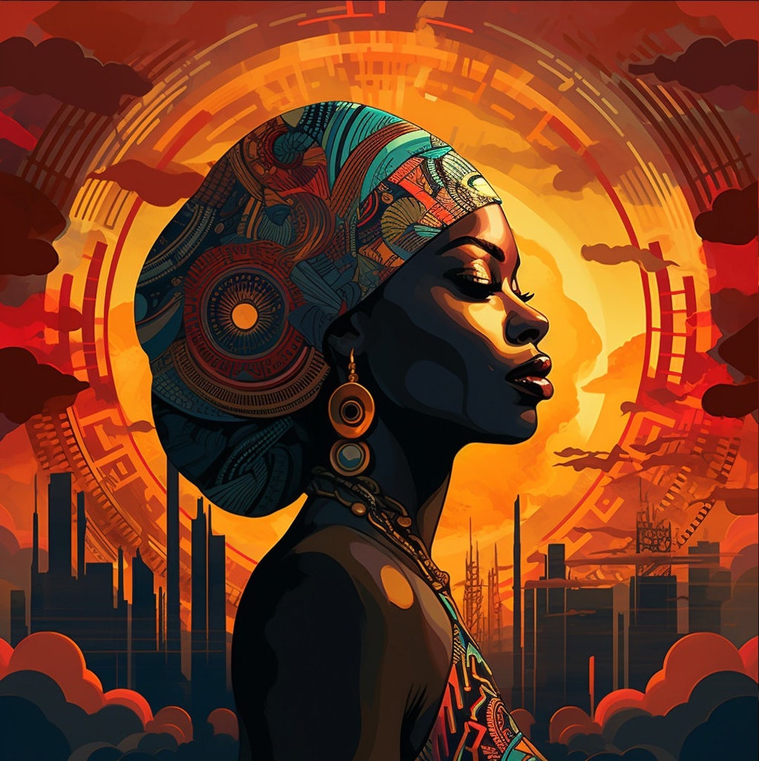 African Folklore and Mythology Abstract Artwork - Etsy