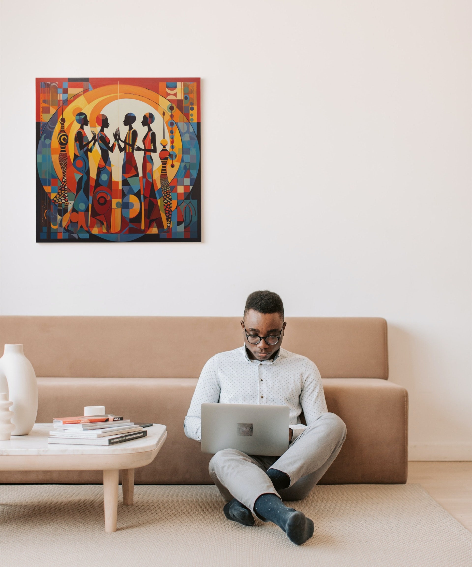 Unity and Community in African Societies Abstract Artwork - Etsy