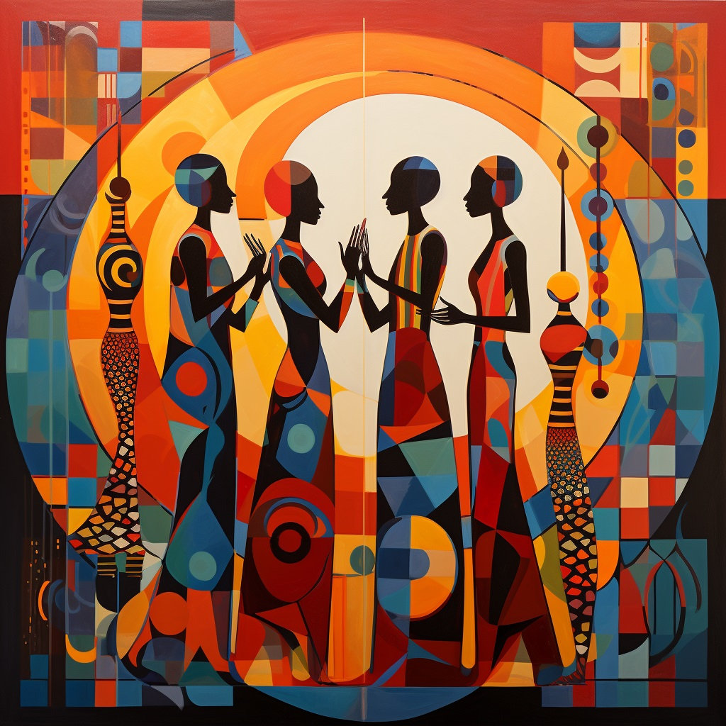Unity and Community in African Societies Abstract Artwork - Etsy