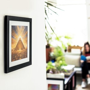 Egyptian Pyramids Abstract Artwork - Etsy